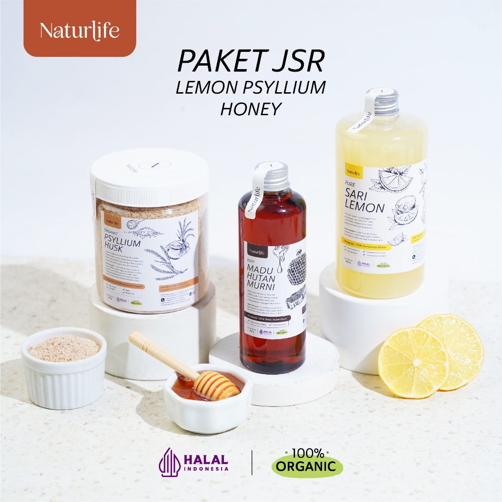 Jual (TEBUS MURAH) JSR - PSYLLIUM HUSK SARI LEMON MADU HUTAN ...