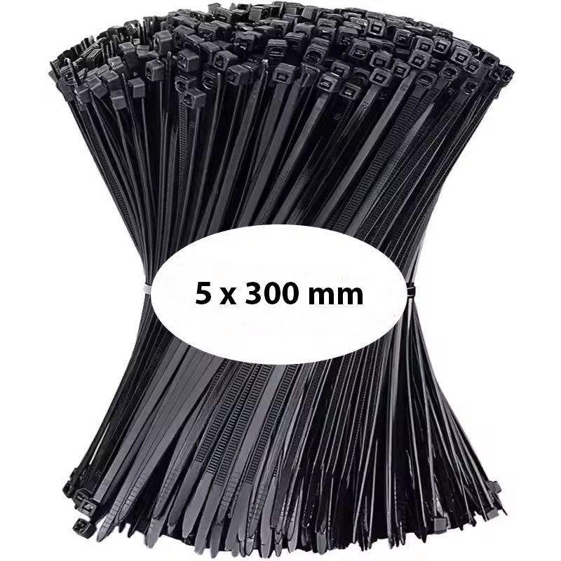 Jual Kabel Ties Nilon Cable Organizer Heat Resistant 5x300mm 250 PCS ...