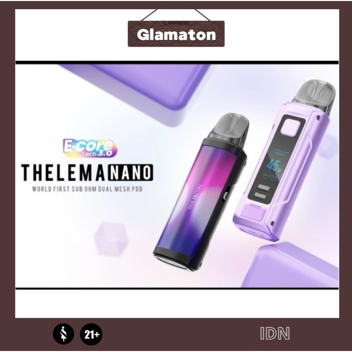 Jual NEW DEVICE THELEMA NANO POD KIT AUTHENTIC 1500mAh EDITION | Shopee ...