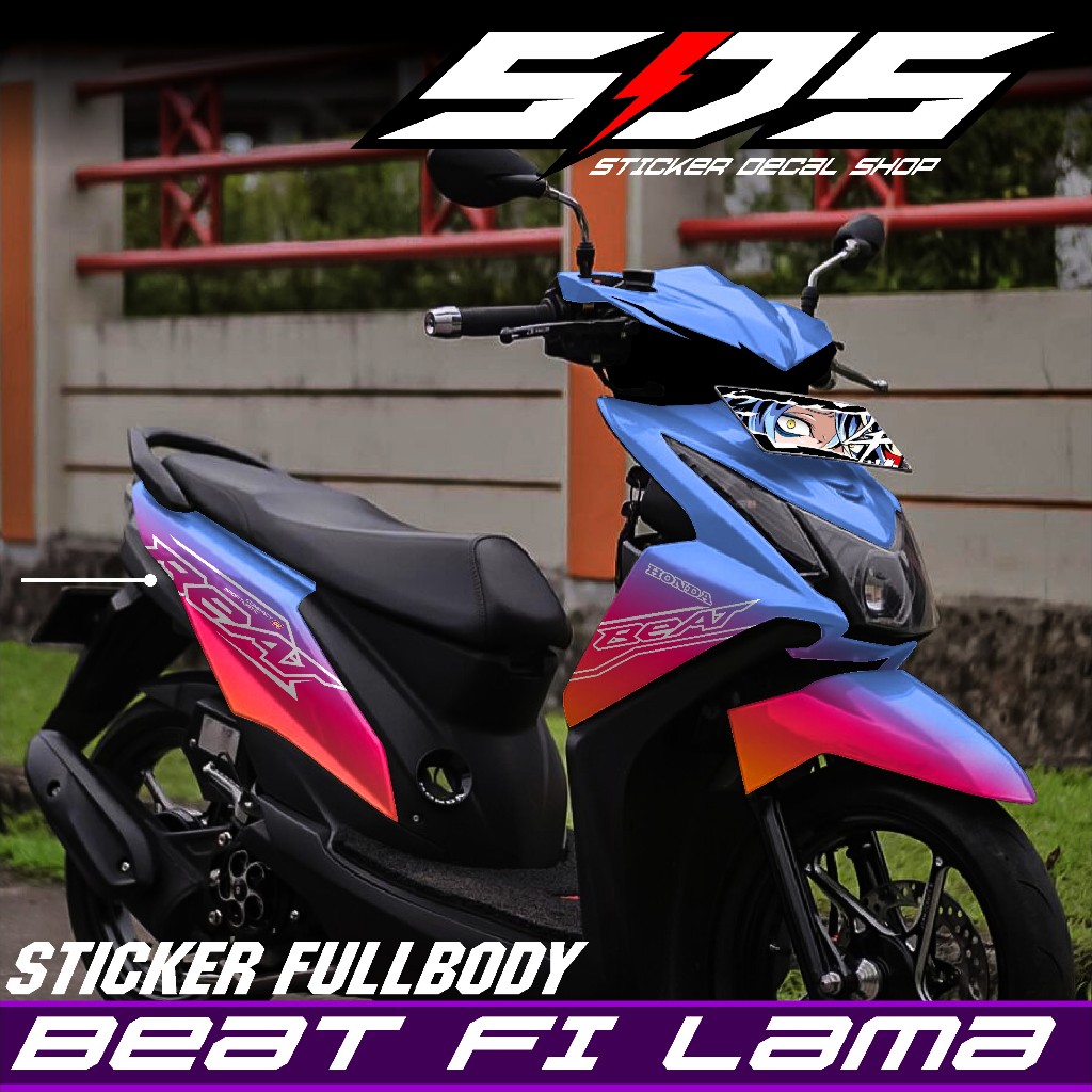 Jual Decal Stiker Full Body Honda Beat Fi Lama/Old Stiker Decal Beat Fi ...