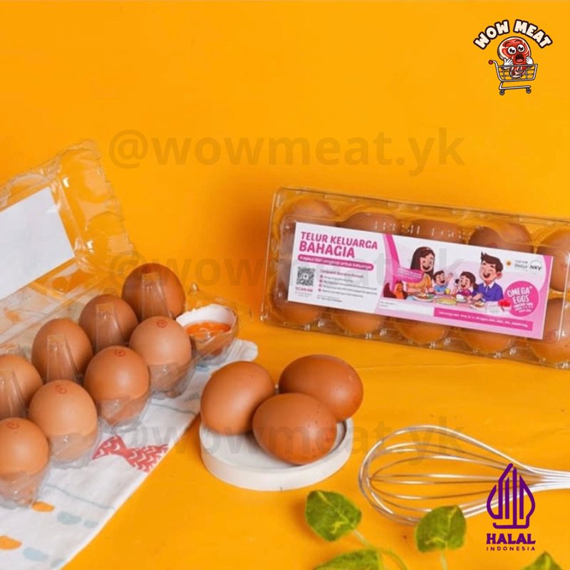 Jual Telur Ayam Omega | Telur Ayam Bahagia 10 Butir | Shopee Indonesia