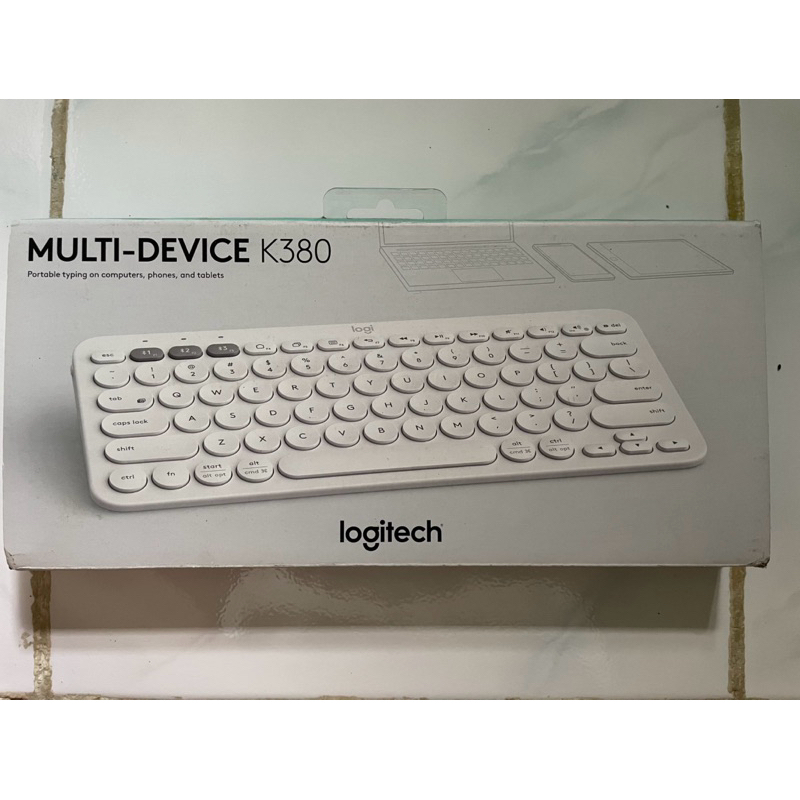Jual PRELOVED-Logitech Pebble Keys Multi Device K380 Wireless Keyboard ...