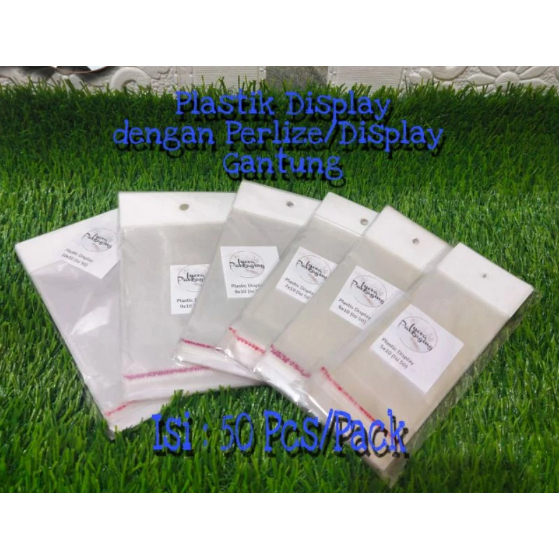 Jual PLASTIK DISPLAY Panjang 10 12 15 18 20 cm / PLASTIK OPP SEAL ...