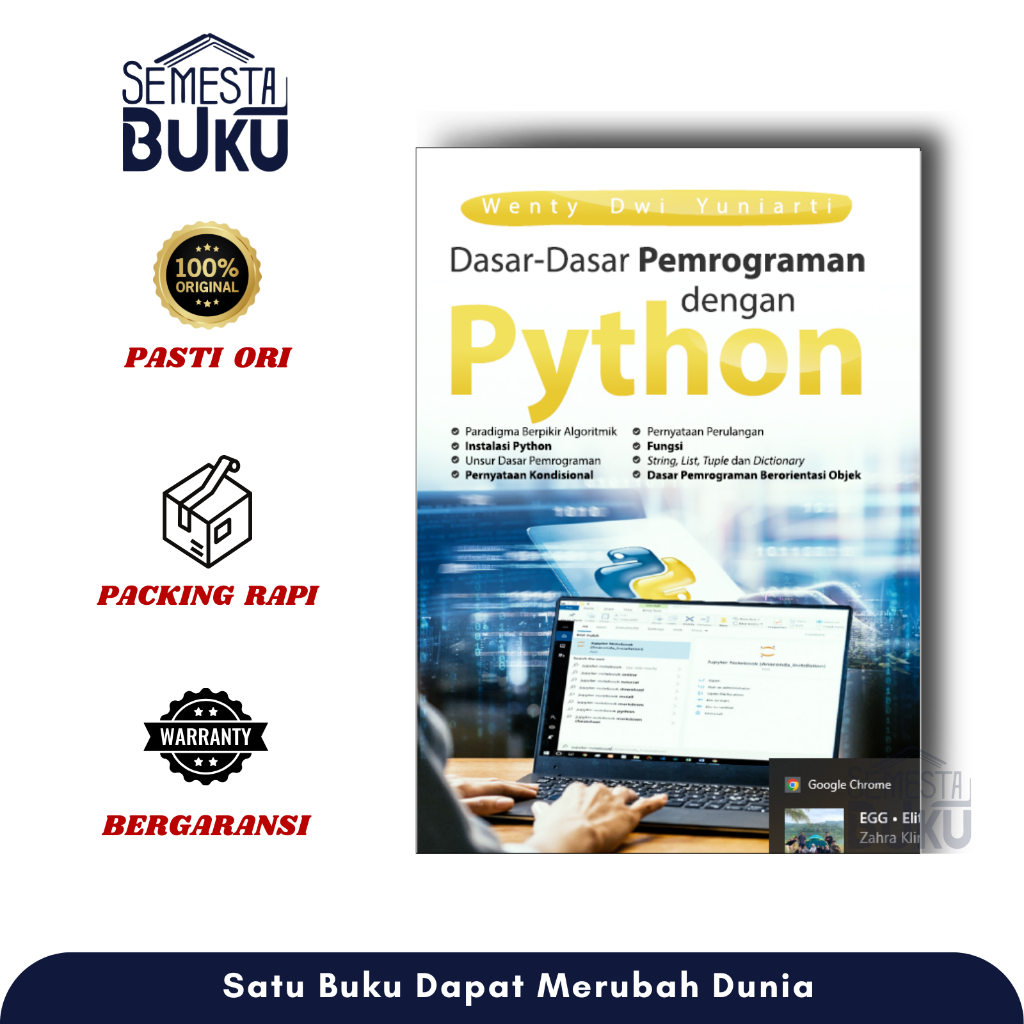 Jual Deepublish - Buku Dasar - Dasar Pemrograman Dengan Python - Buku Ilmu Komputer | Shopee ...