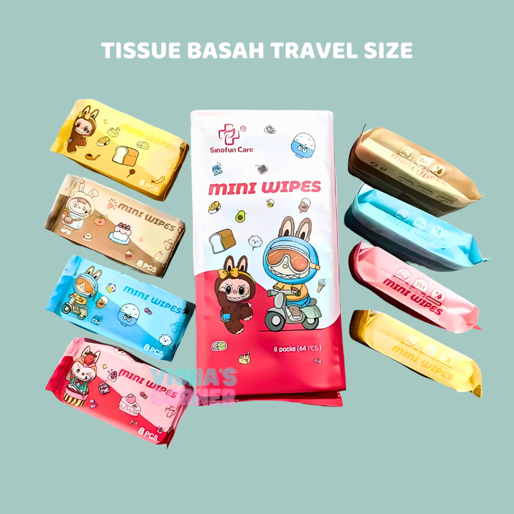 Jual Tissue Tisu Tissu Basah Mini Travel Murah Wet Wipes Kecil Non ...