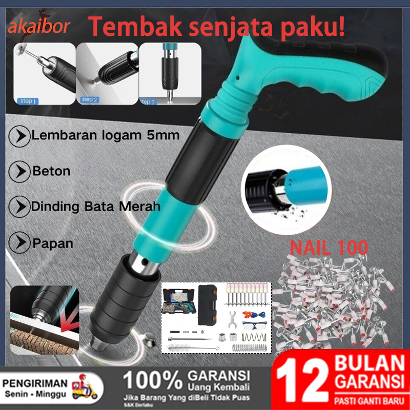 Jual Hot akaibor Mini Stampset T500 Paku Beton Besi Ramset Mesin Stamp ...