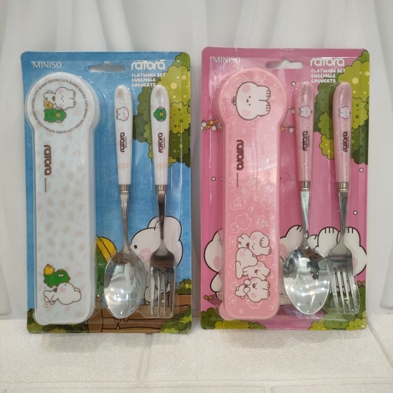 Jual Official BALI MINISO x Disney Pixar Flatware Set / Set Sendok ...