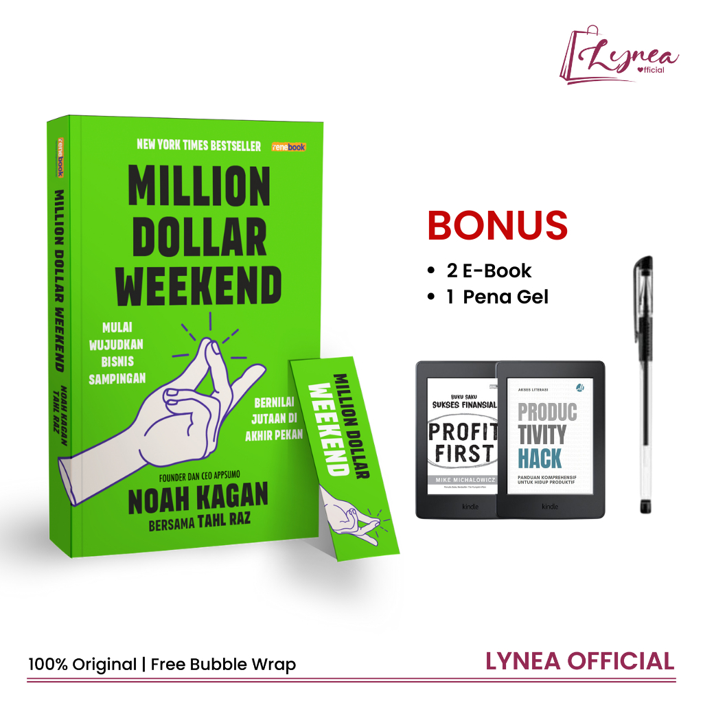 Jual [SPESIAL BONUS] Buku Million Dollar Weekend [Mulai Wujudkan Bisnis Sampingan Bernilai ...