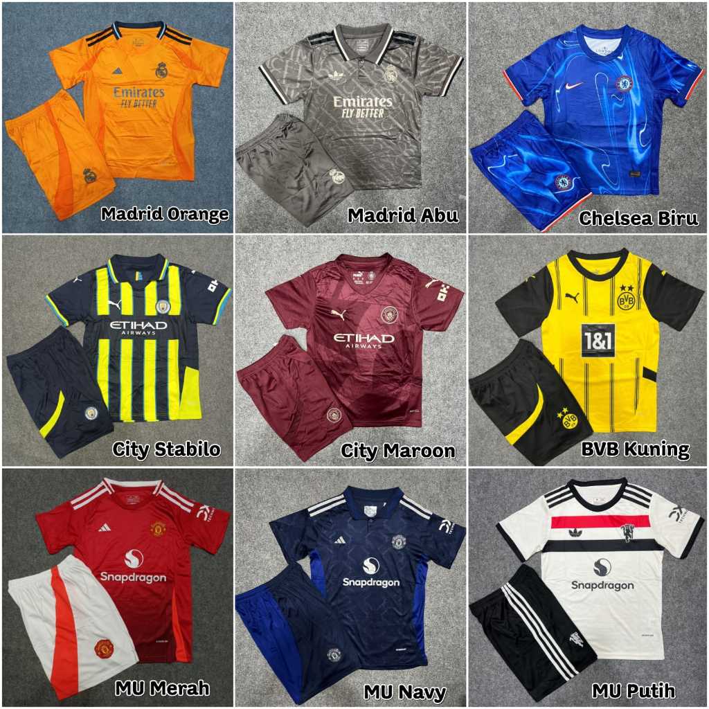 Jual Jersey Bola Anak / Jersey Club Bola Junior / Jersey Bola Negara ...