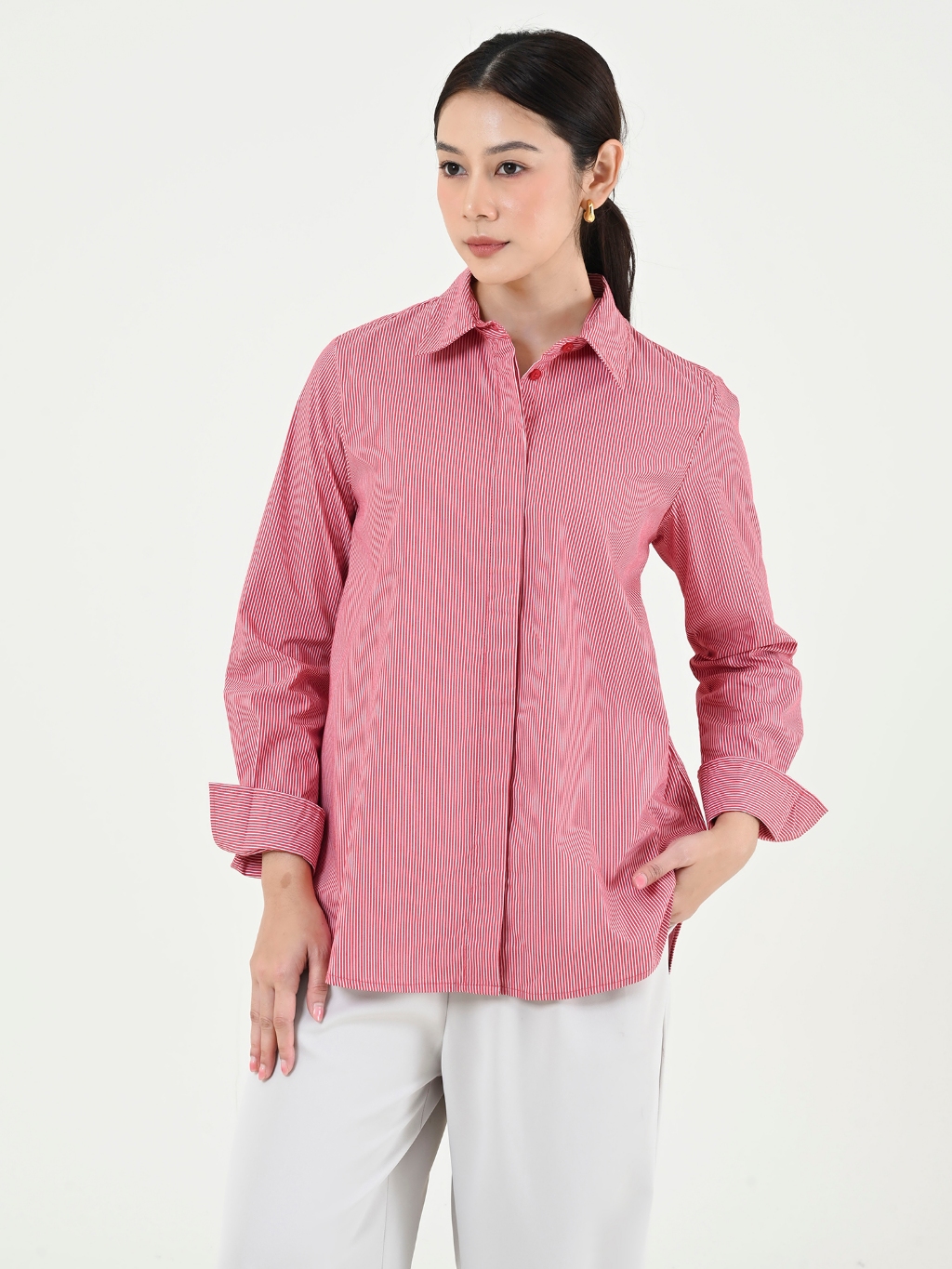 Jual Geulis.id TIMAKI SHIRT / KEMEJA WANITA (4 warna) | Shopee Indonesia