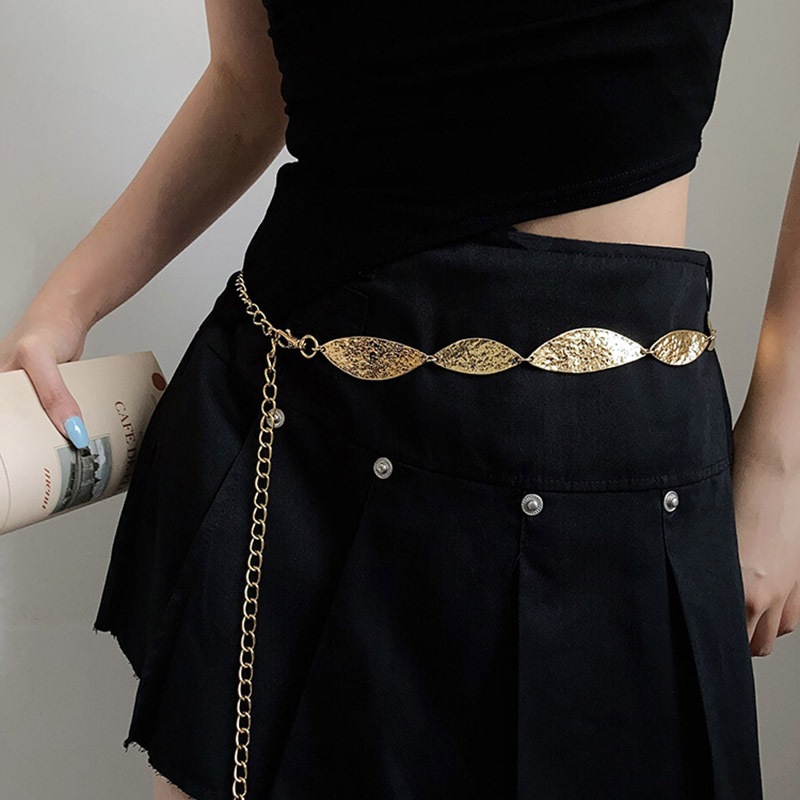 Jual VENDI - Ikat Pinggang Wanita Belt Metal Retro Waist Chain Bohe ...