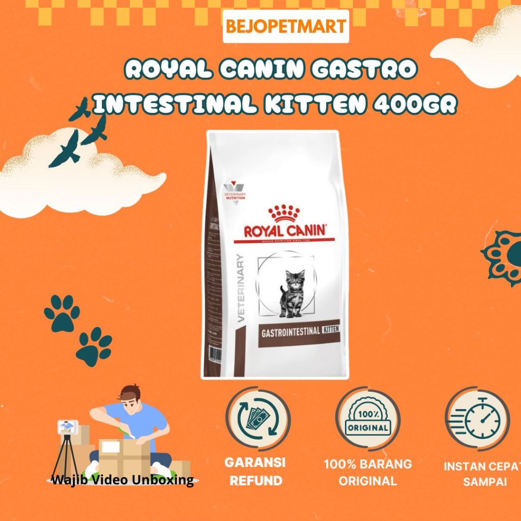 Jual Royal Canin Gastro Intestinal Kitten 400gr | Shopee Indonesia