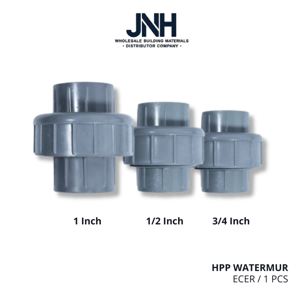 Jual Ecer HPP Watermur Watermoor Union Fitting Socket 1/2 3/4 1 Inch ...