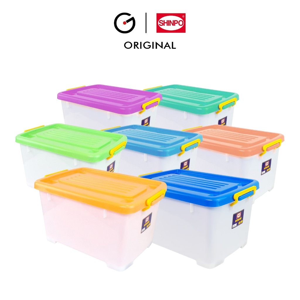 Jual Shinpo Kontainer Plastik Dengan Roda Stack Container Box Kotak ...