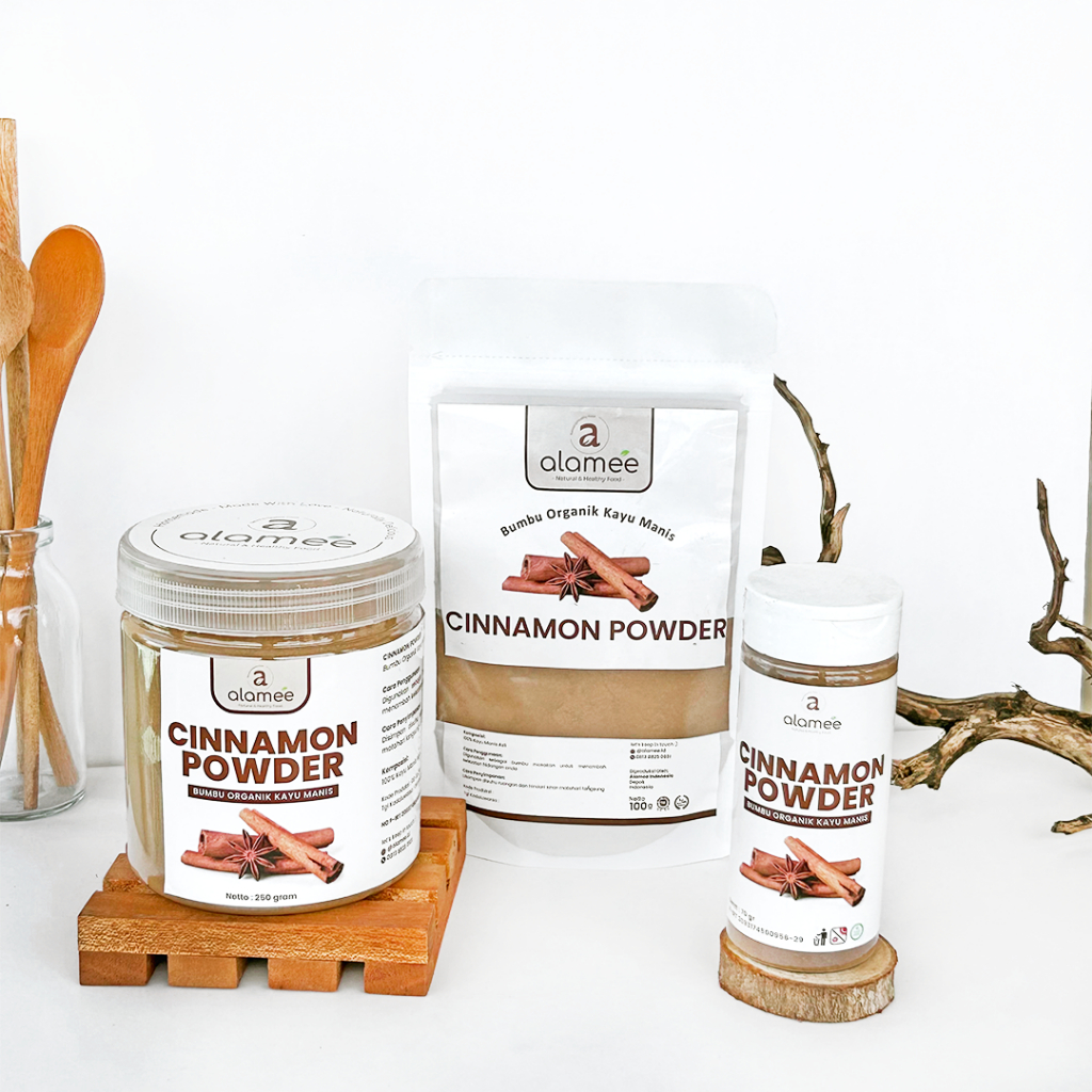 Jual ALAMEE Kayu Manis Bubuk Cinnamon Powder kayumanis Murni Asli Tanpa ...