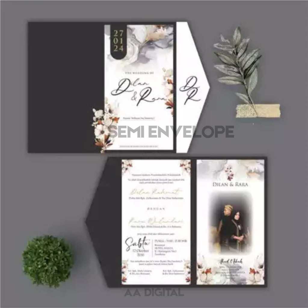 Jual UNDANGAN PERNIKAHAN SEMI ENVELOPE I PAKET HEMAT | Shopee Indonesia