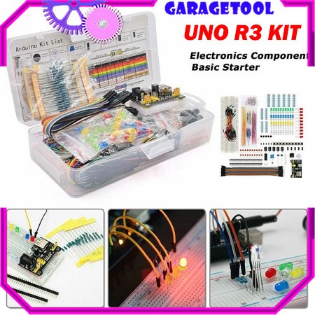 Jual GT| 1set Arduino Uno R3 Starter Kit Paket Lengkap Belajar Compatible 2 + Kabel Jumper Murah ...
