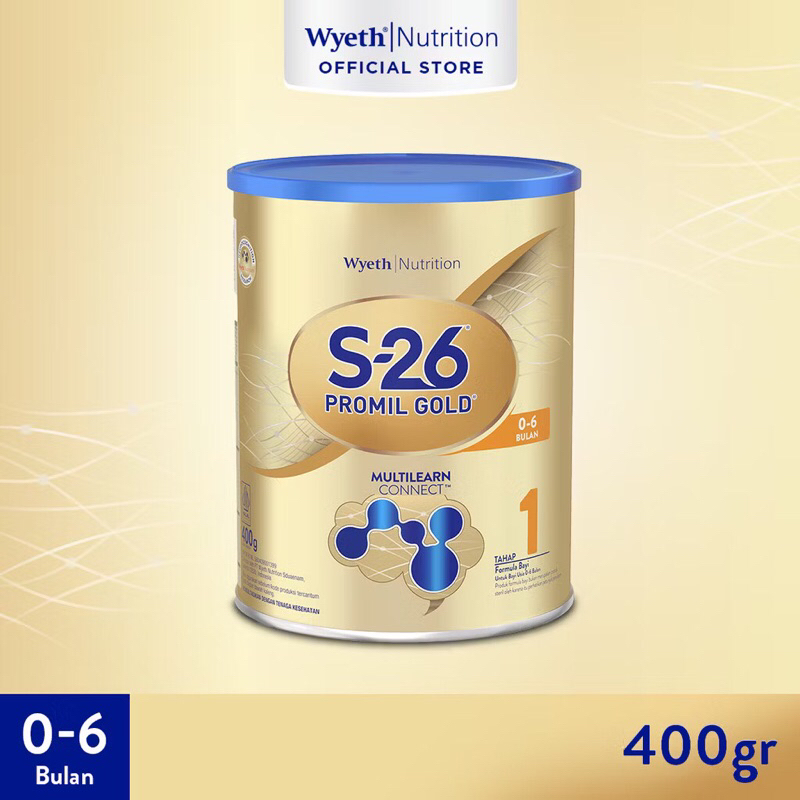 Jual S-26 Promil GOLD Tahap 1 / Thp 2 Susu Formula Usia 0-6bln / 6-12bln, S26 Kaleng 400g ...