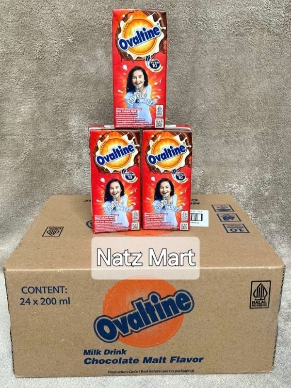 Jual ( 24 × 200 ml ) OVALTINE Susu UHT Choco Malt 200 Ml | Shopee Indonesia