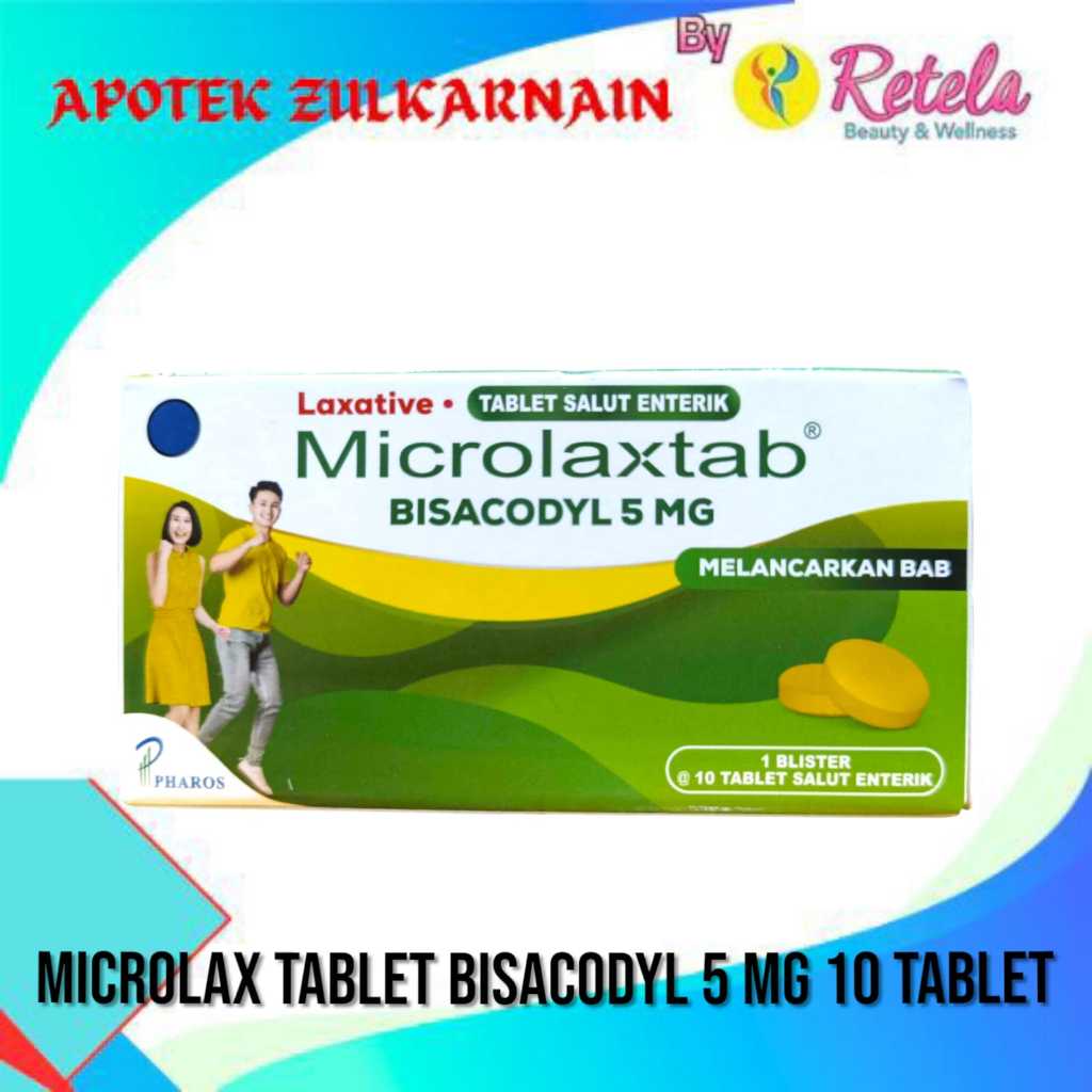 Jual MICROLAX TABLET BISACODYL 5 MG 10 TABLET | Shopee Indonesia
