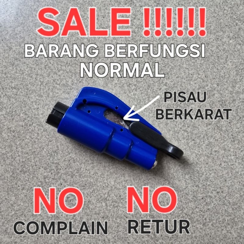 Jual SALE !!! NO COMPLAIN!!! NO RETUR !!! Alat emergency safety pemecah ...