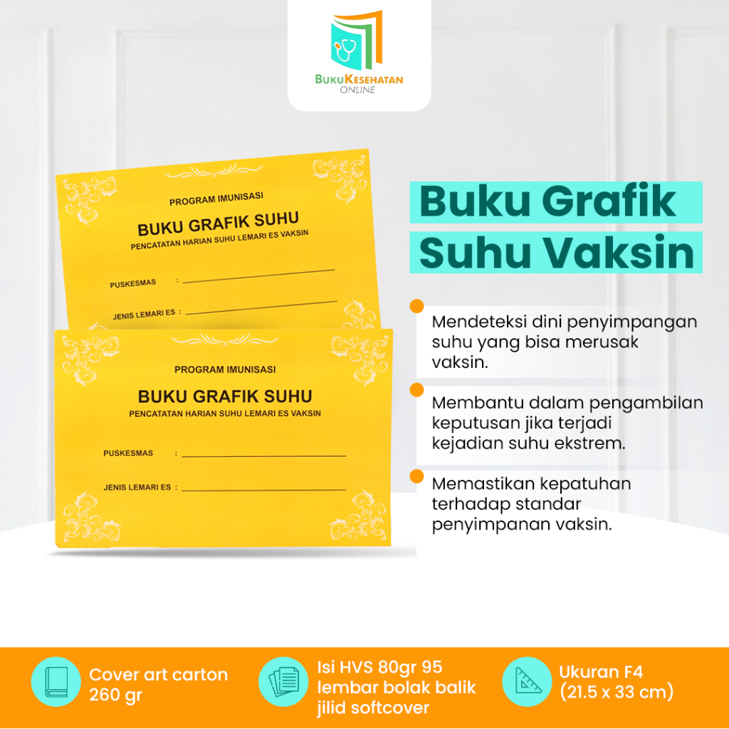 Jual Buku Grafik Suhu Vaksin | Shopee Indonesia