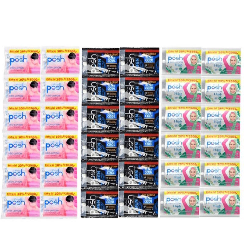 Jual POSH Deo Lotion Sachet 11gr/Deodorant Ketiak | Shopee Indonesia