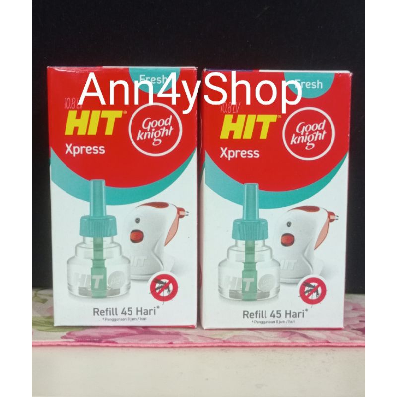 Jual Hit Good Knight Xpress Refill Fresh 45 hari isi 2 pcs | Shopee ...
