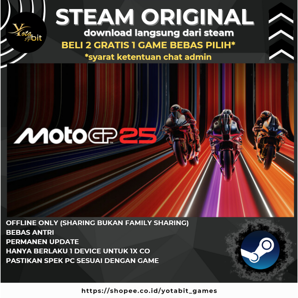 Jual MotoGP 25 / 24 PC Game Sharing Original Offline | Shopee Indonesia