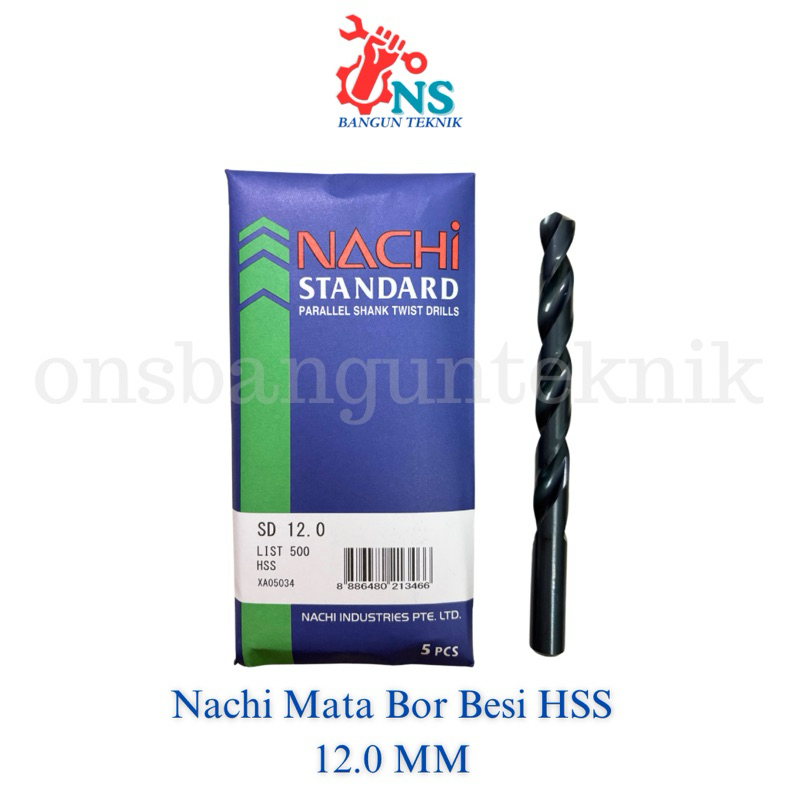 Jual NACHI MATA BOR BESI HSS 12 MM - MATA BOR BESI HARGA 1 PCS | Shopee Indonesia