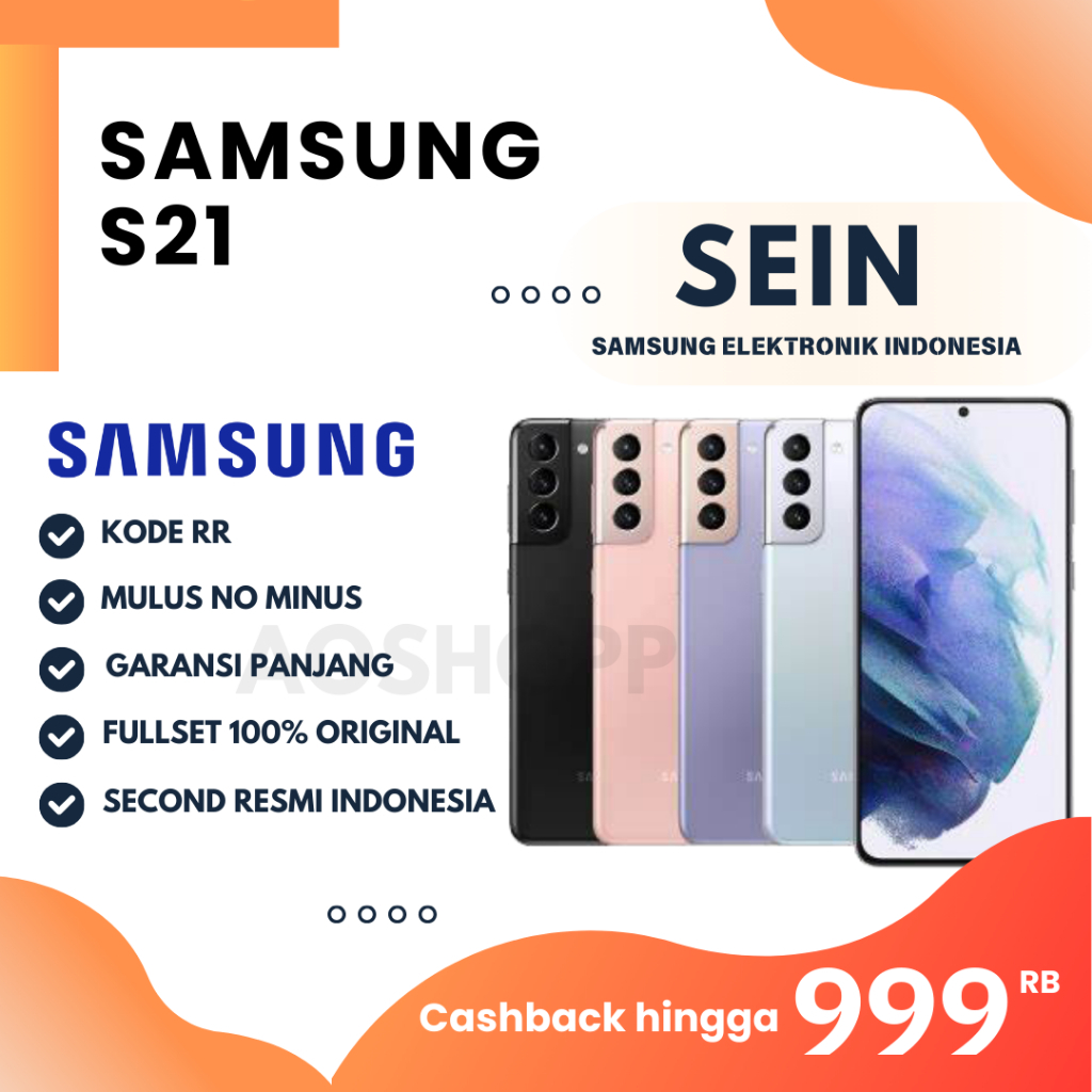 Jual SAMSUNG S21 5G| DUAL SIM 5G RESMI SEIN | FUNGSI NORMAL MULUS AMAN ...