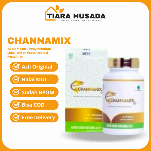 Jual CHANNAMIX Kapsul Sari Kutuk Ekstrak Ikan Gabus Plus Royal Jelly ...
