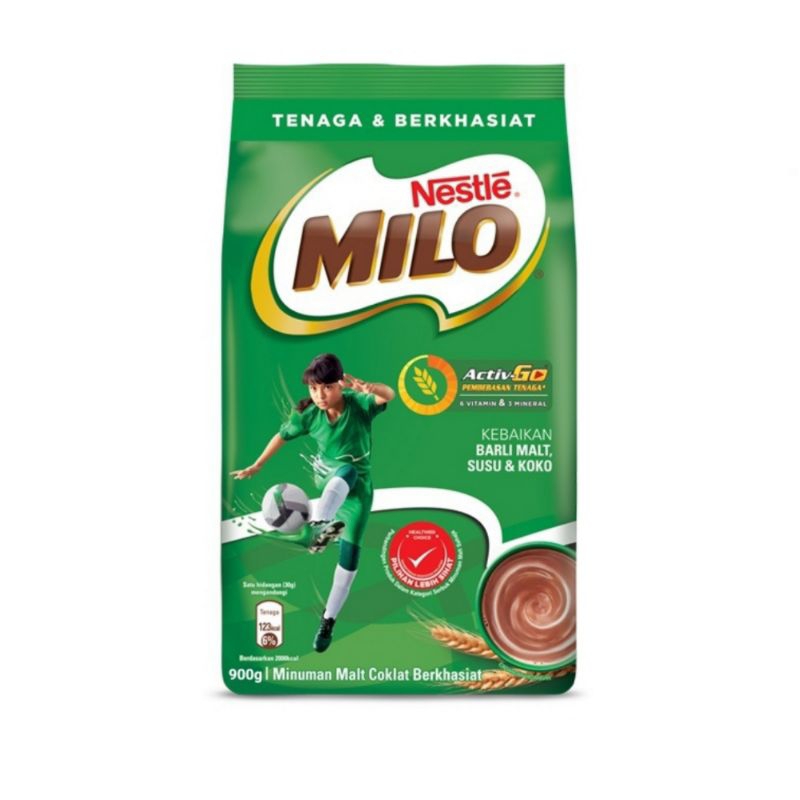 Jual MILO Activ-Go Bubuk Coklat Import (900g) | Shopee Indonesia