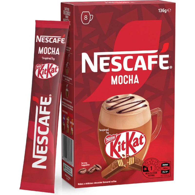 Jual Nescafe Kit Kat Mocha Sachets 8 pack - Australia | Shopee Indonesia