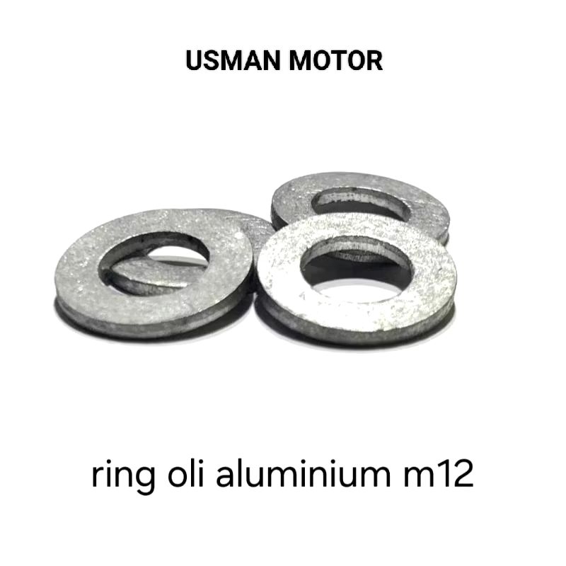 Jual Ring tap oli aluminium M12 atau baut 17an untuk baut oli Honda ...