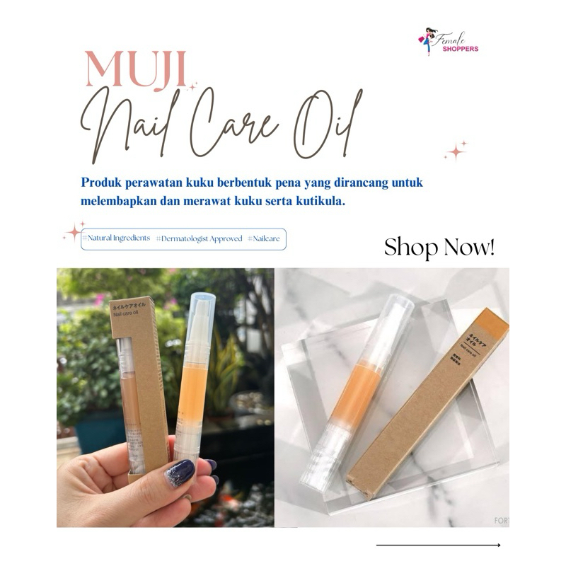 Jual Muji Nail Care Oil 3.6 ml ( Vitamin kuku ) | Shopee Indonesia