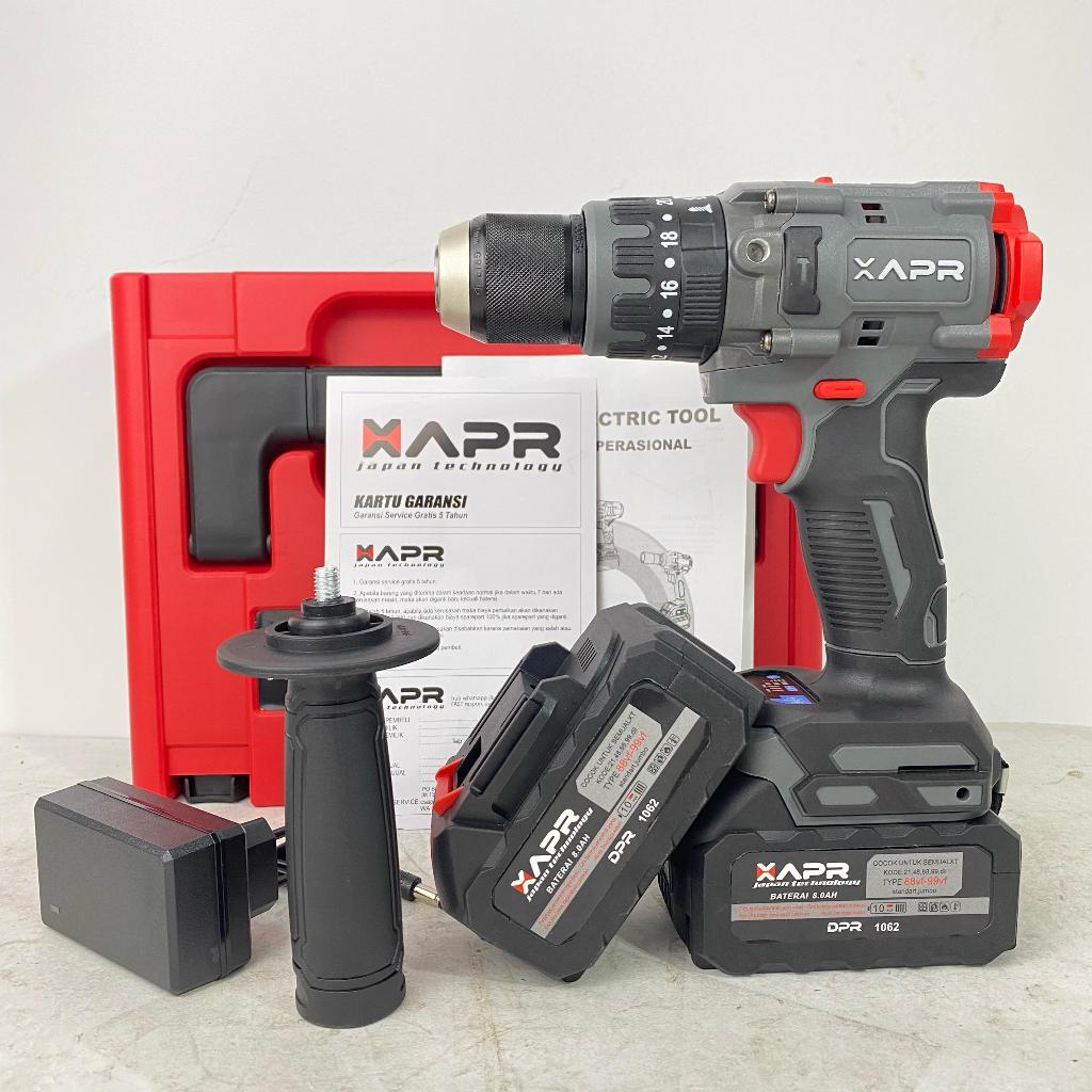 Jual Apr raja Bor brushless 13mm jumbo impact drill cordless ap13 ...