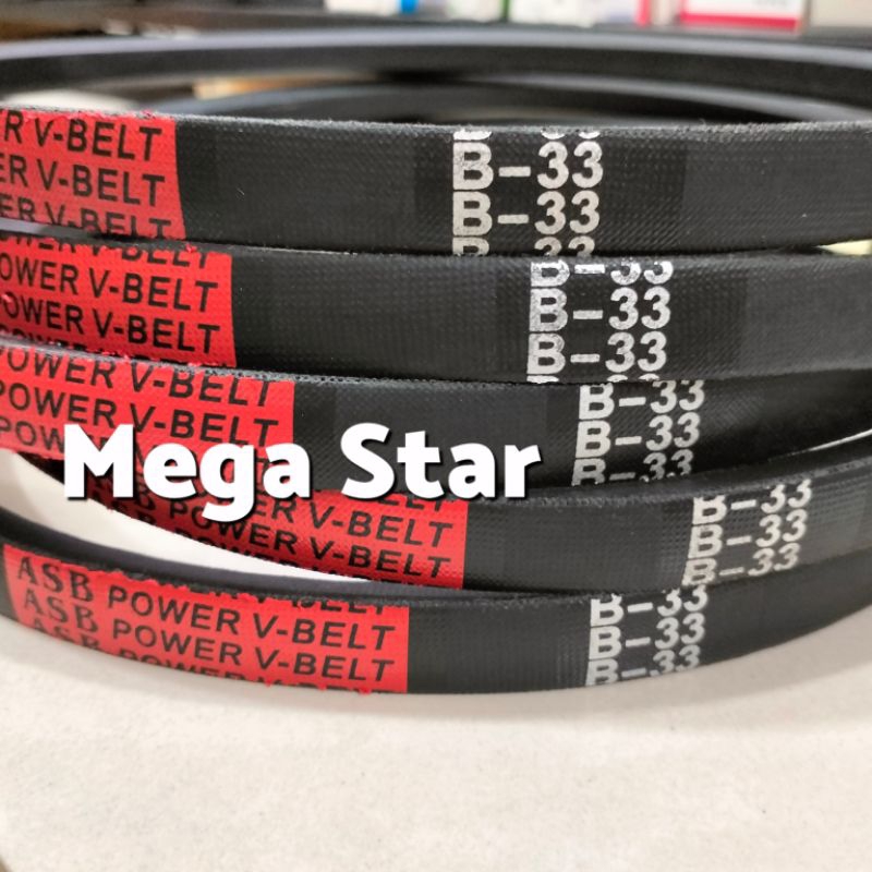 Jual VAN FAN BELT V-BELT B33 B-33 B 33 Merk ASB asli | Shopee Indonesia