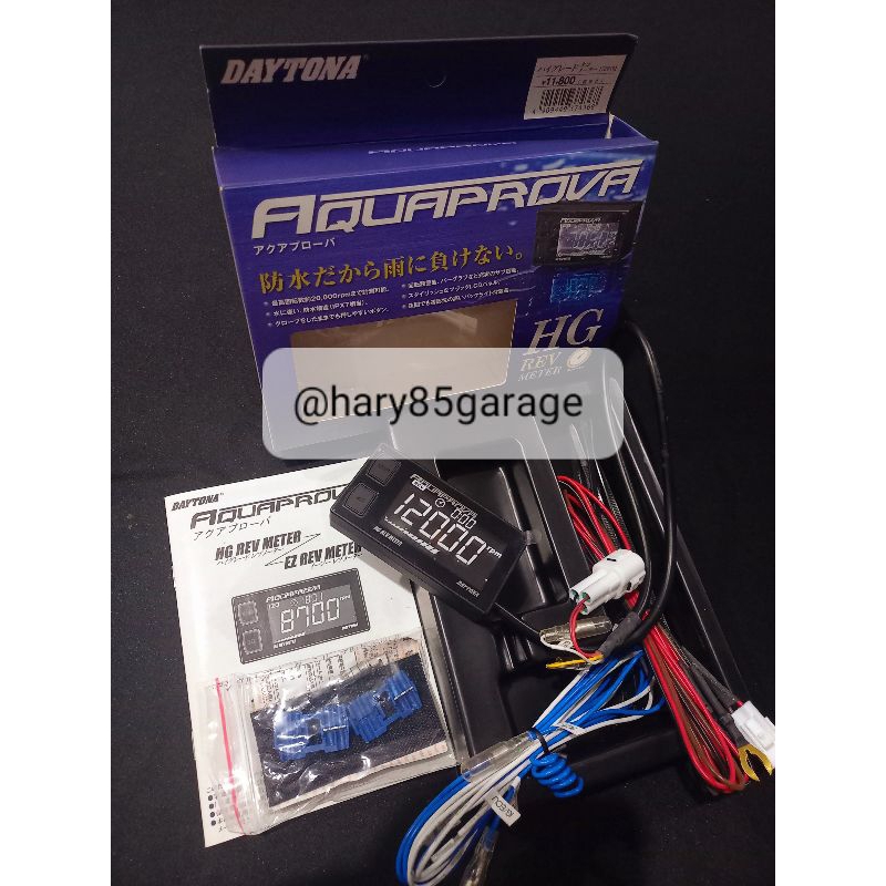 Jual DAYTONA AQUAPROVA RPM DIGITAL TACHO HG REV METER UNIVERSAL ...