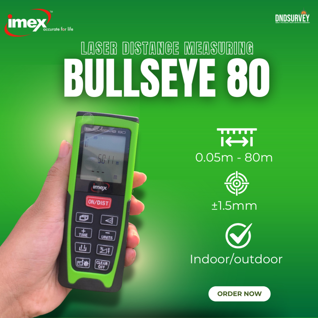 Jual IMEX Meteran Laser Digital Distance Bullseye 80m | Shopee Indonesia