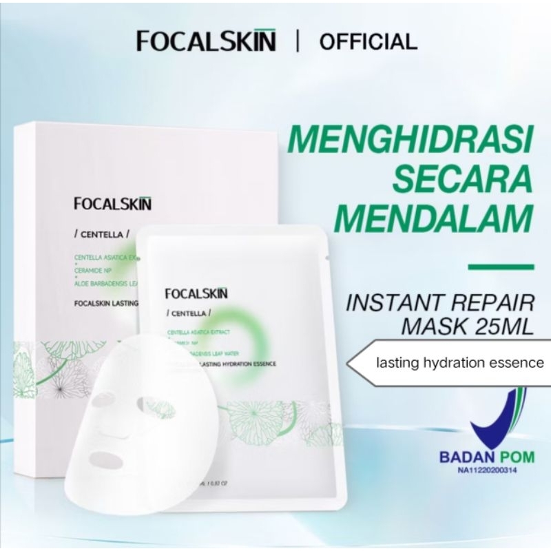Jual FOCAL SKIN CENTELLA SHEET MASK.Masker wajah dengan Centella ...