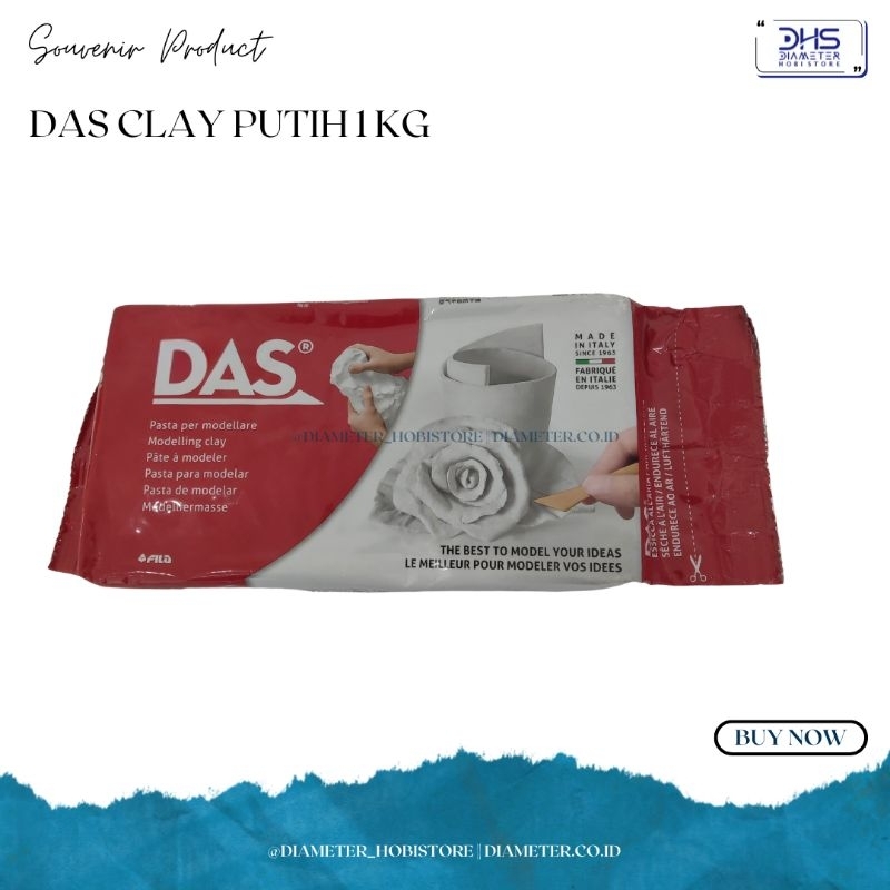 Jual DAS CLAY PUTIH 1 KG | Shopee Indonesia