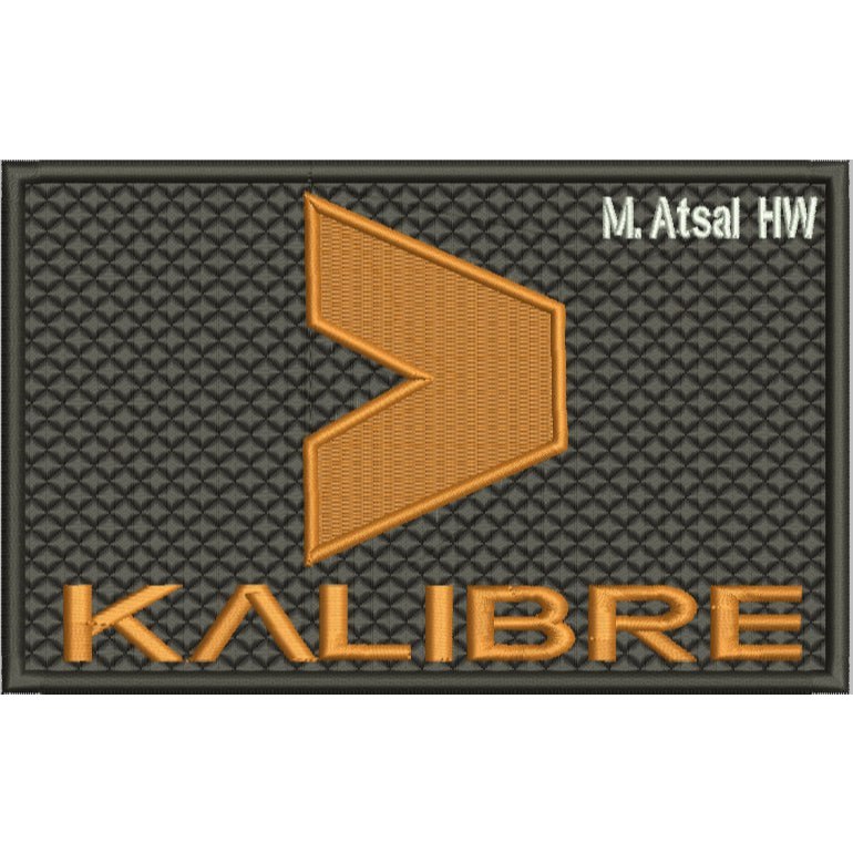 Jual KALIBRE LOGO A-A283 PATCH BORDIR LOGO EMBLEM EMBROIDERY RBC ...