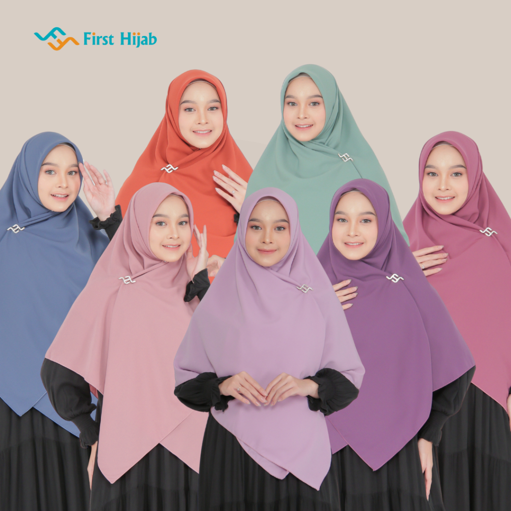 Jual FIRST HIJAB - Athifa Kerudung Segi Empat Jumbo Wolfis Anti Kusut ...