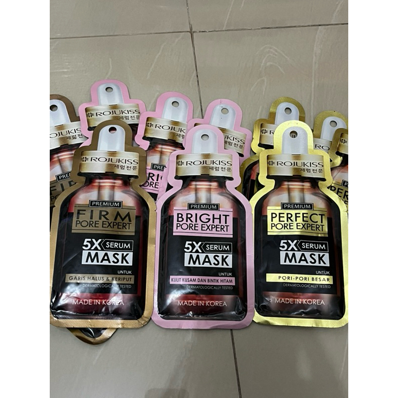 Jual Rojukiss Sheet Mask Firm , Bright, Perfect Pore Expert | Shopee ...