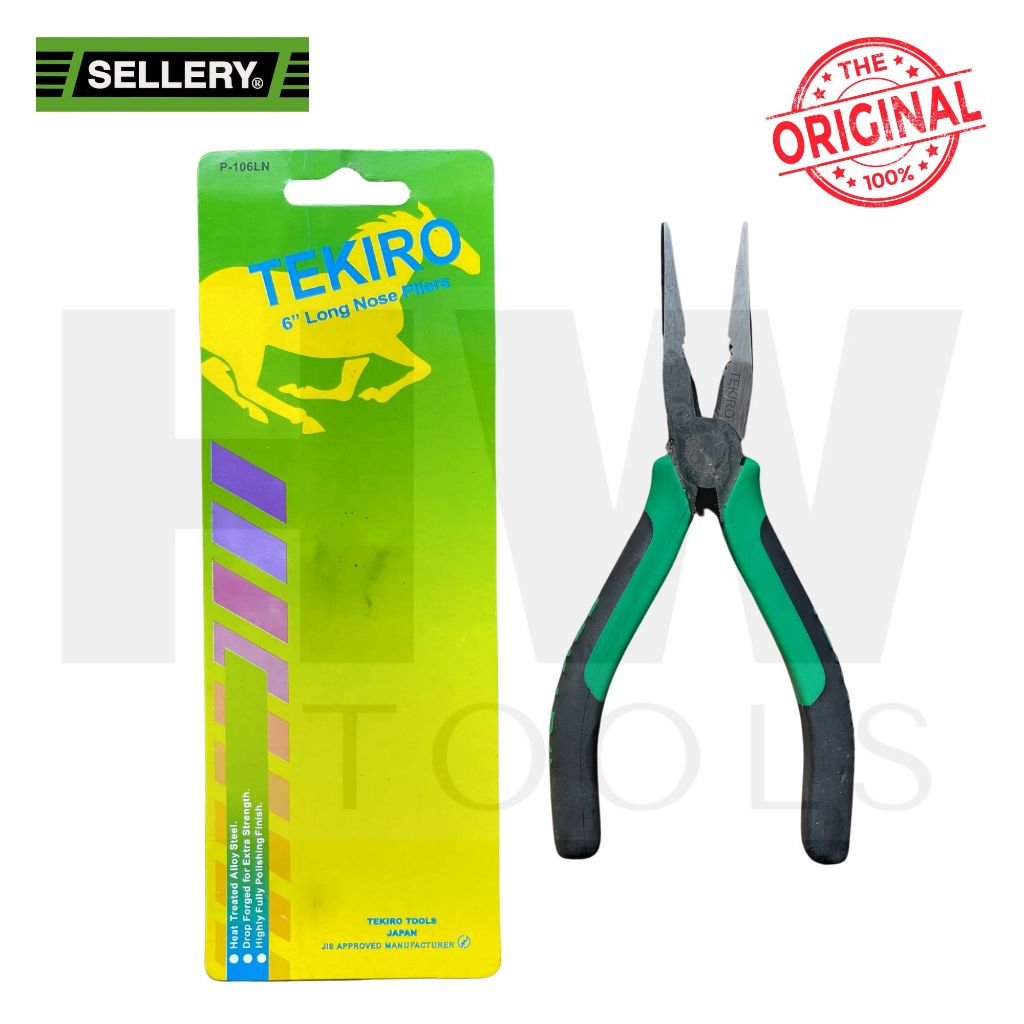 Jual TANG RUNCING HEAVY DUTY 6" / 8" TANG BUAYA LONG NOSE PLIERS 6 INCH ...