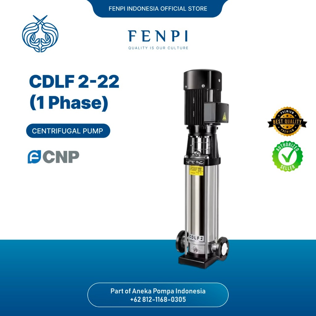 Jual CNP CDLF 2-22 1 Phase 220V - Centrifugal Pump | Shopee Indonesia