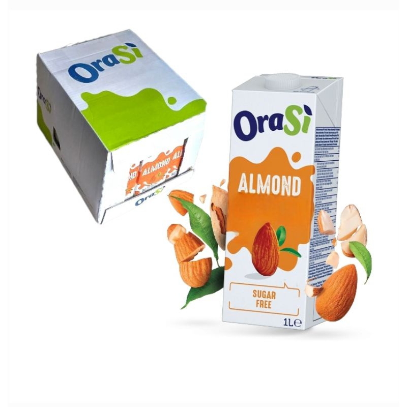 Jual Orasi Almond Milk Sugar Free - Almond Plant Based Drink – 100% ...