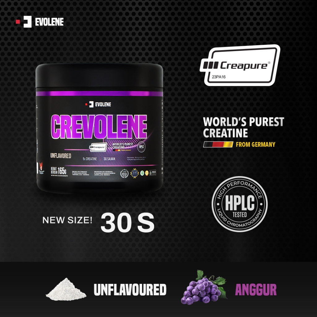 Jual Evolene - Crevolene Creapure - Creatine - Menambah Massa Otot ...