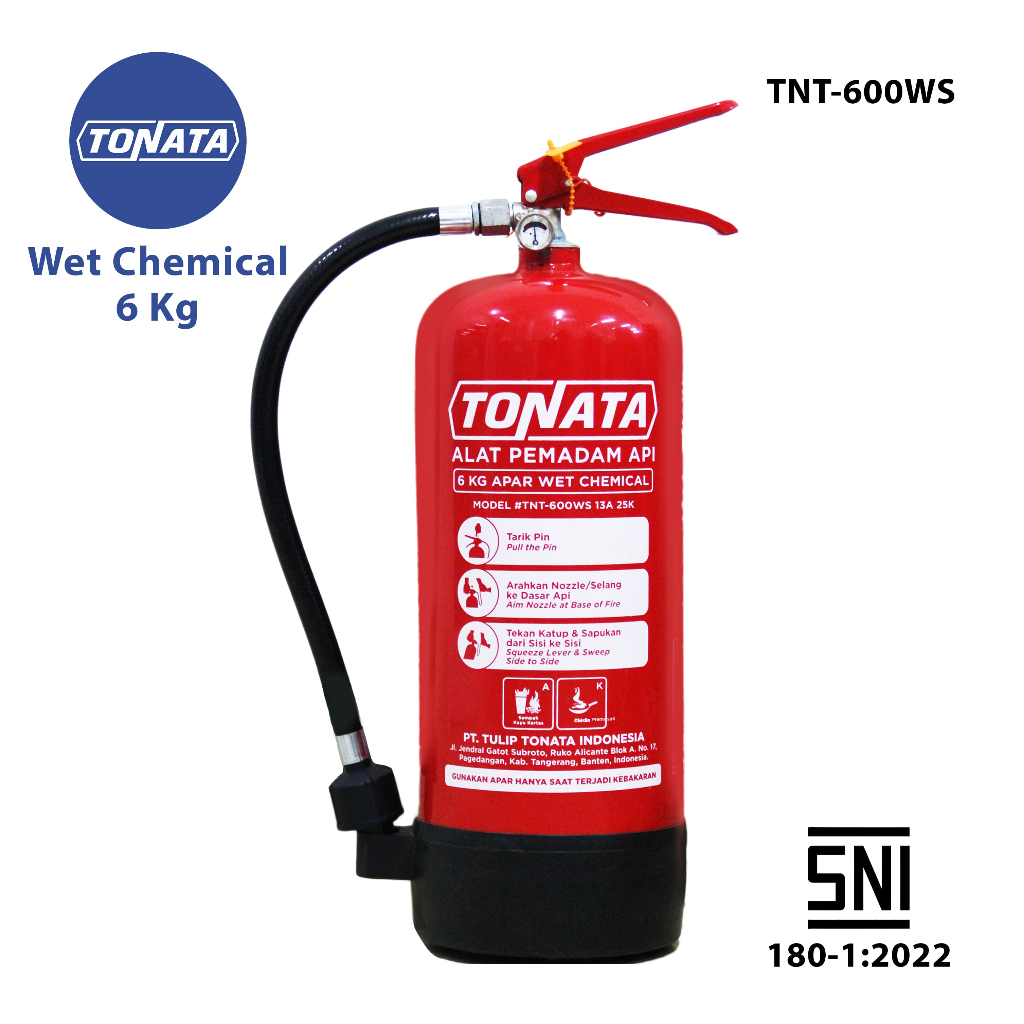 Jual Alat Pemadam Api Tonata SNI / APAR Wet Chemical 6 kg | Shopee Indonesia